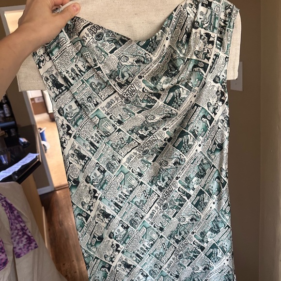 grover rad | Dresses | Comic Strip Print Dress | Poshmark